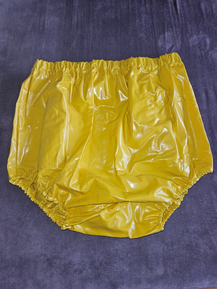 Hoch geschnittene PVC Windelhose Gummihose gelb - auf Lager ...