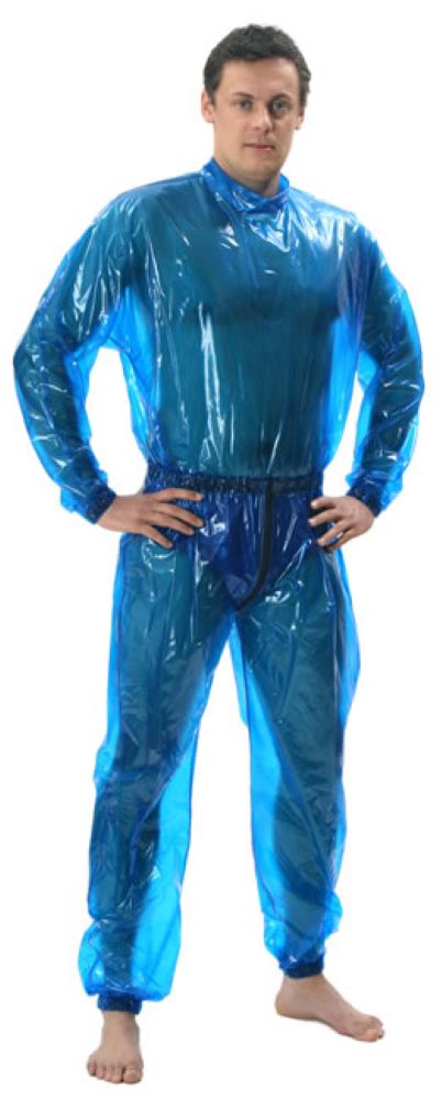 Combinaison en PVC avec entrejambe zippée PW122 - plusieurs coloris au ...