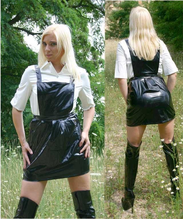 PVC Guilty Girl Outfit (UN12) – Plastikwäsche zum Verlieben