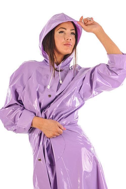 Fashionable MAC PVC raincoat (RA02) – Plastikwäsche zum Verlieben