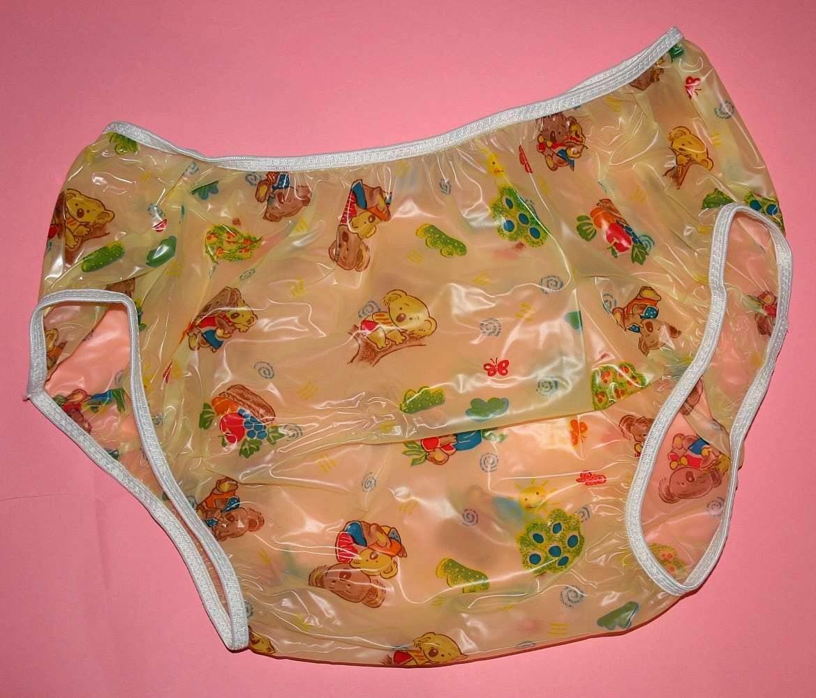 Unisex PVC panties rubber pants koala - in stock – Plastikwäsche zum ...